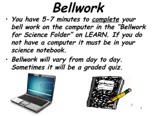 Rules and procedures for science class 2012 2013 spring | PPT