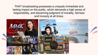 Rules and regulation broadcasting | PPTX