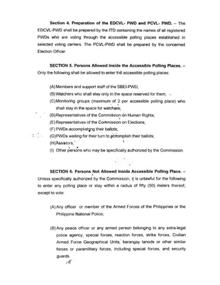 Rules and regulation for voting pw ds | PDF