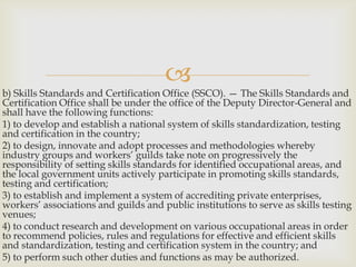 Rules and regulations implementing the tesda act powerpoint | PPTX