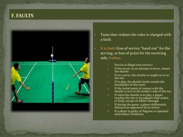RULES AND REGULATIONS IN BADMINTON.pptx