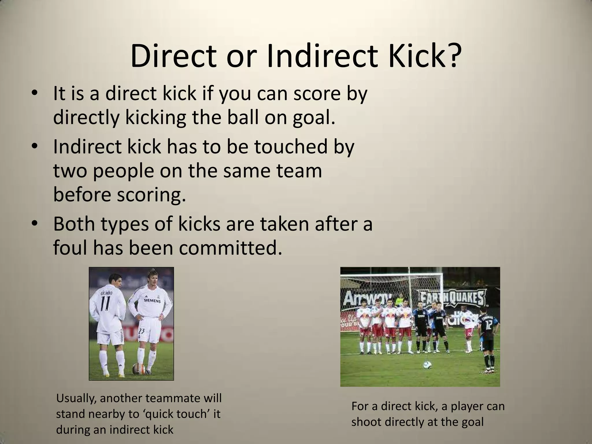 Rules and regulations of soccer | PPTX