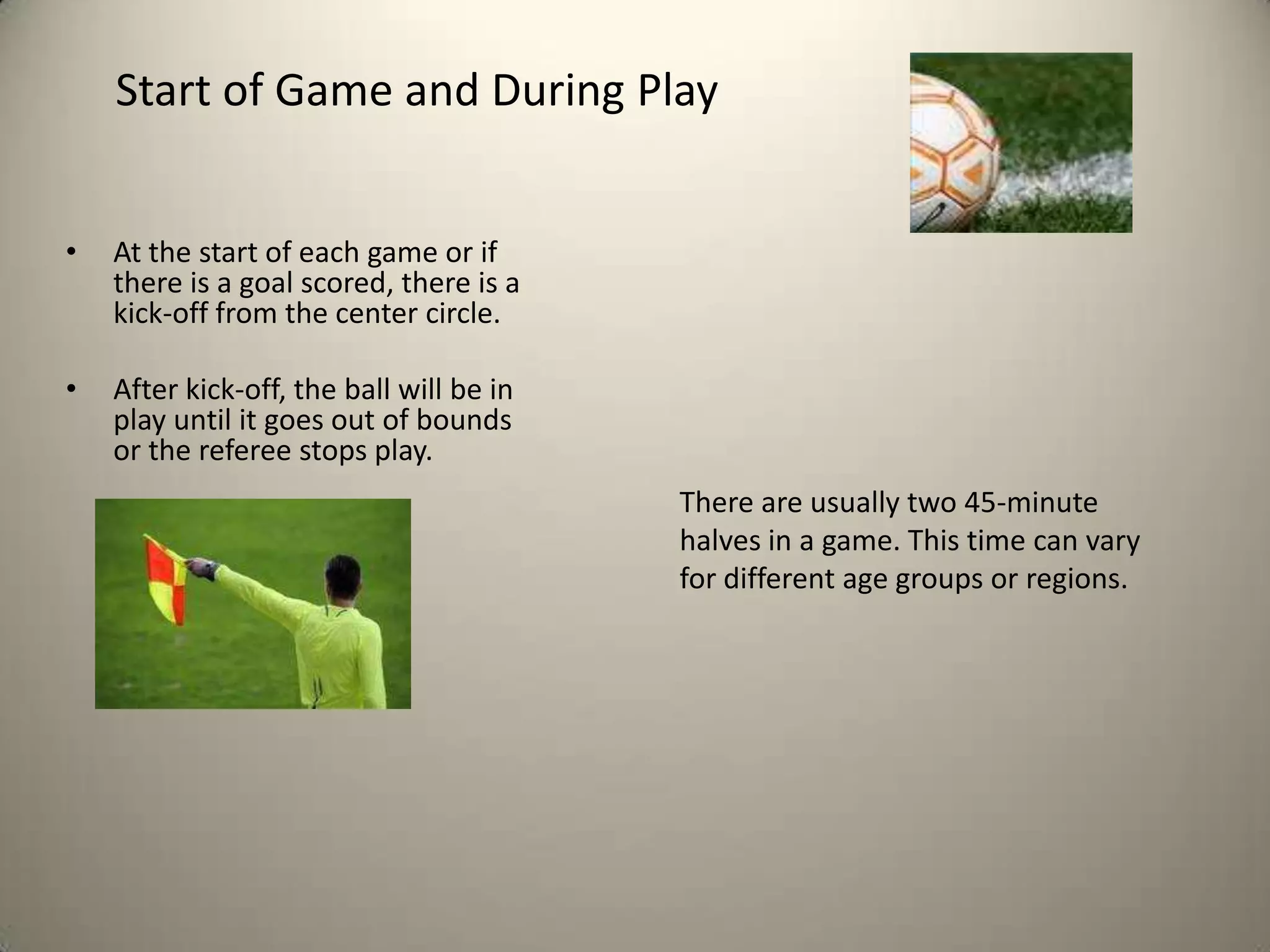 Rules and regulations of soccer | PPTX