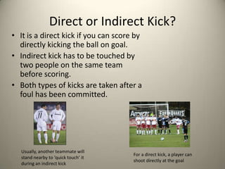 Rules and regulations of soccer | PPTX