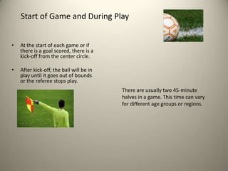 Rules and regulations of soccer | PPTX