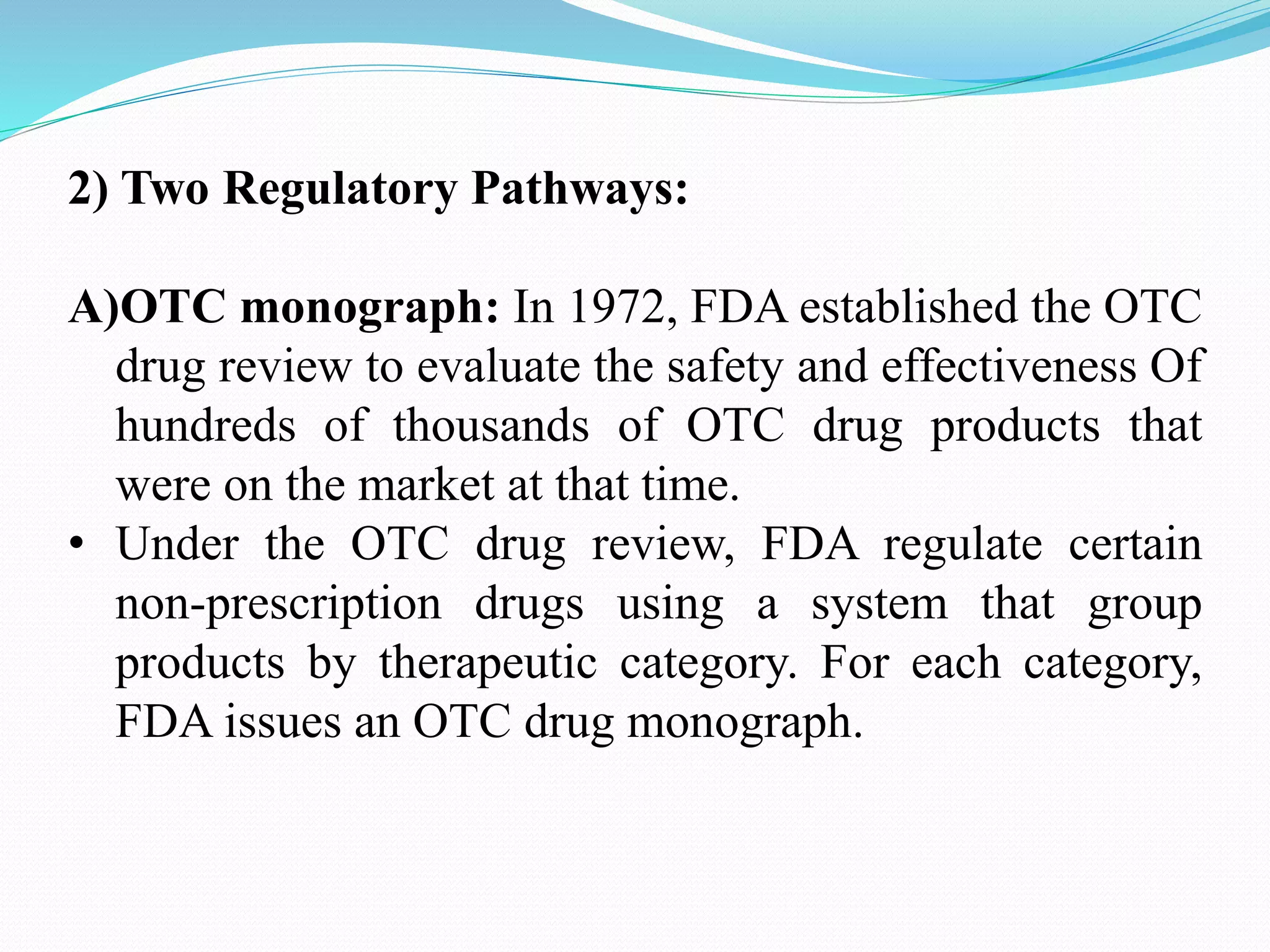 OTC drugs (Amended rules) Drug and Cosmetic Act, 1940 & Rules,1945 | PPTX