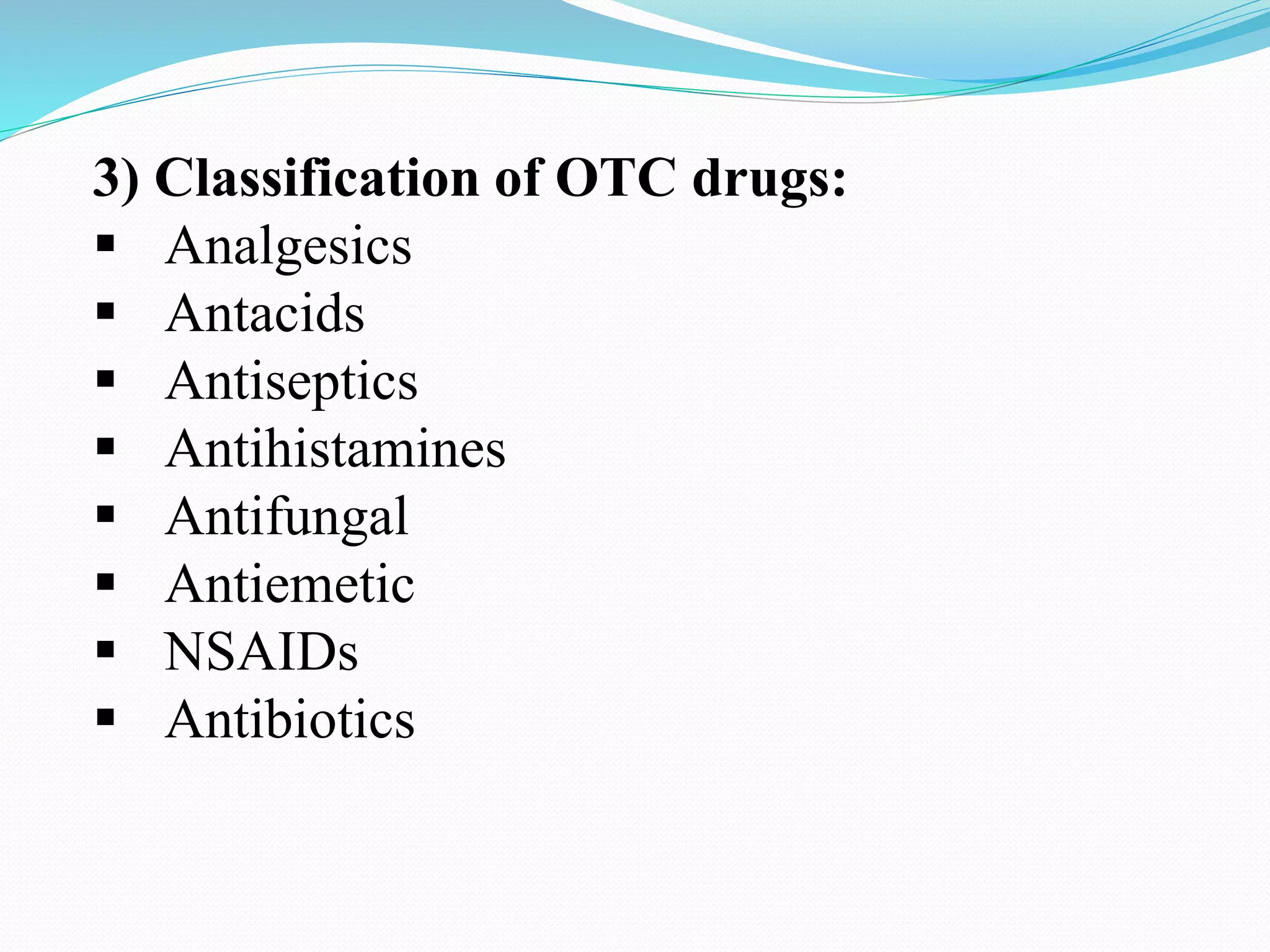 OTC drugs (Amended rules) Drug and Cosmetic Act, 1940 & Rules,1945 | PPTX