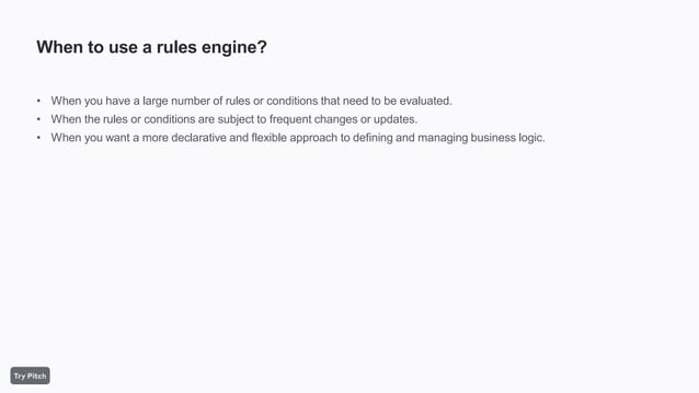 Rules engine.pptx | Computer Software and Applications | Computing