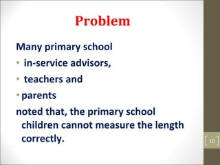 A study on primary grade students’ errors when using rulers | PPT
