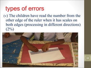 A study on primary grade students’ errors when using rulers | PPT