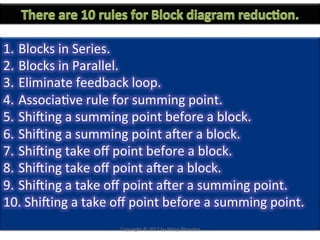 Rules for Block Diagram Reduction - Digital Electronics | PDF