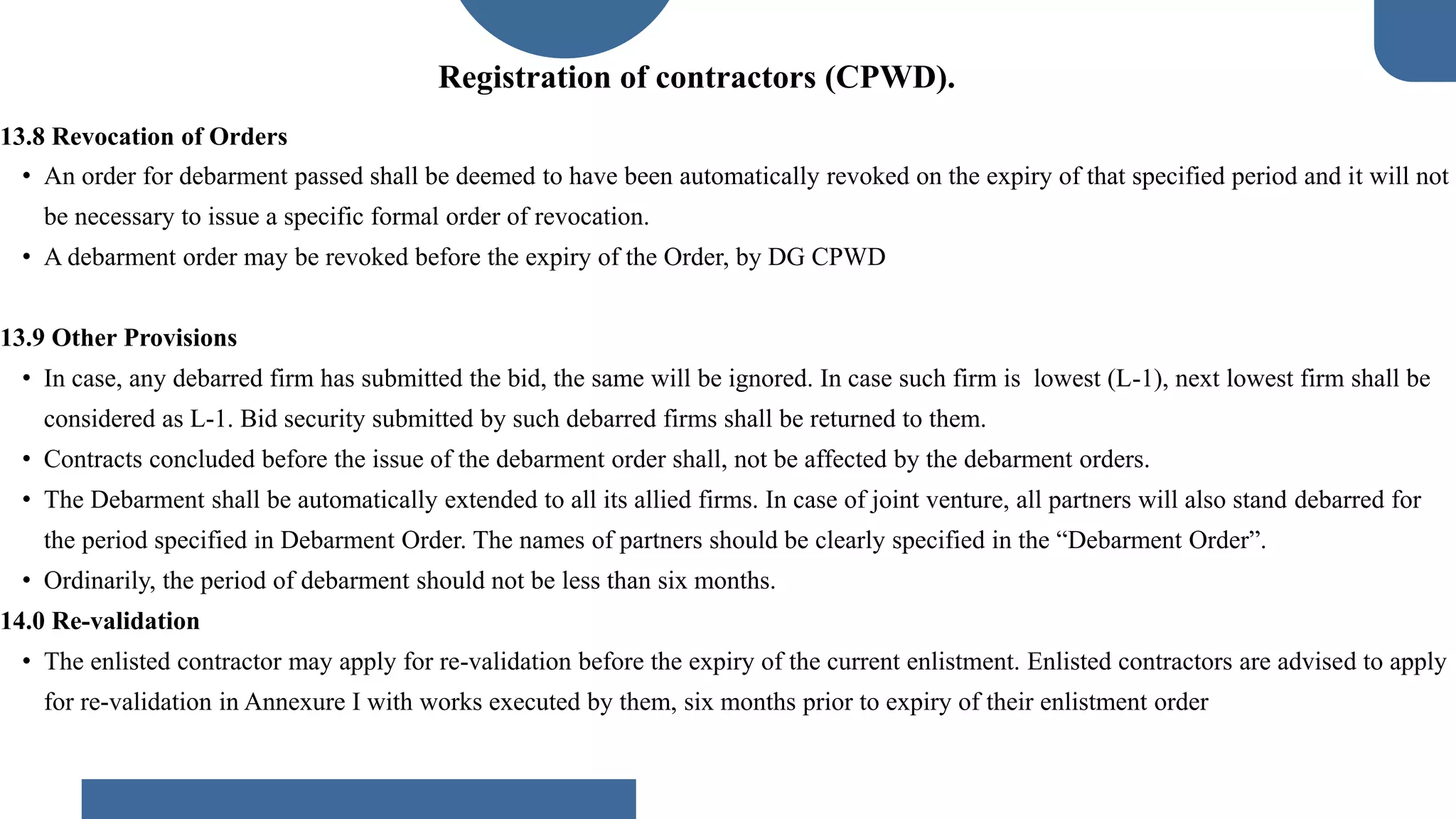 Rules for Enlistment of Contractors in CPWD, 2023-1.pptx