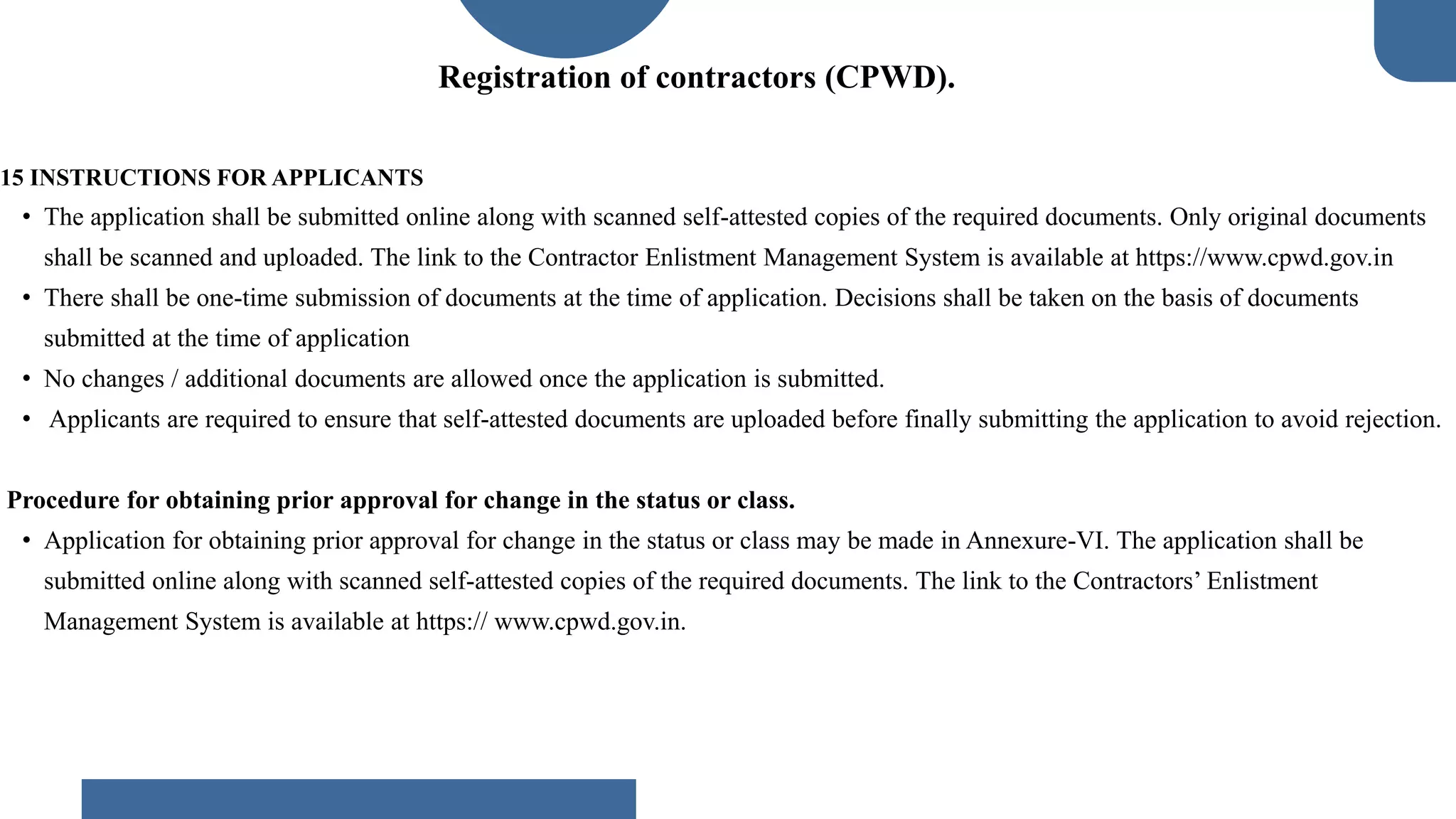 Rules for Enlistment of Contractors in CPWD, 2023-1.pptx