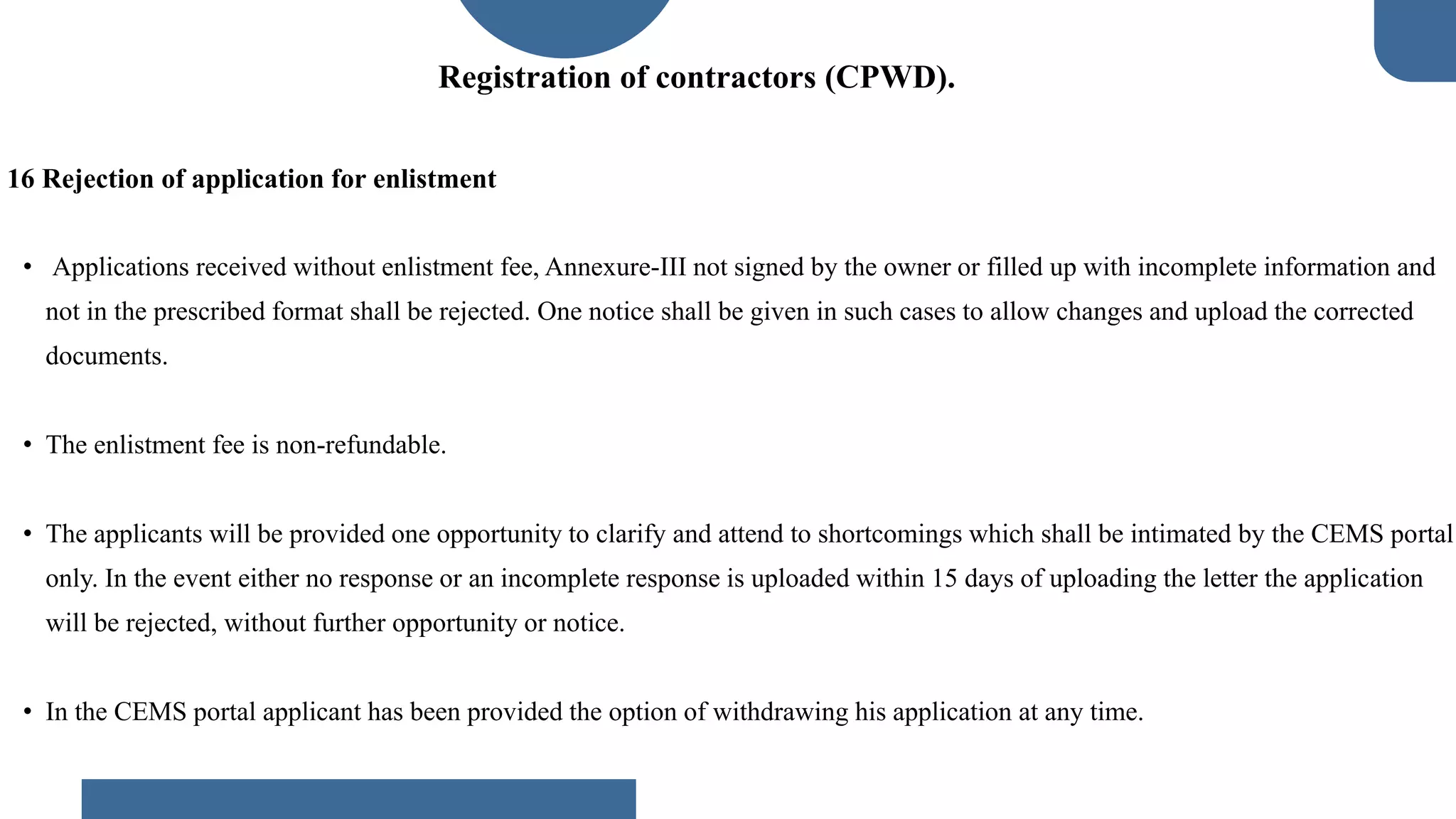 Rules for Enlistment of Contractors in CPWD, 2023-1.pptx