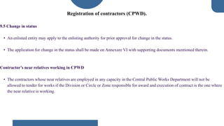 Rules for Enlistment of Contractors in CPWD, 2023-1.pptx