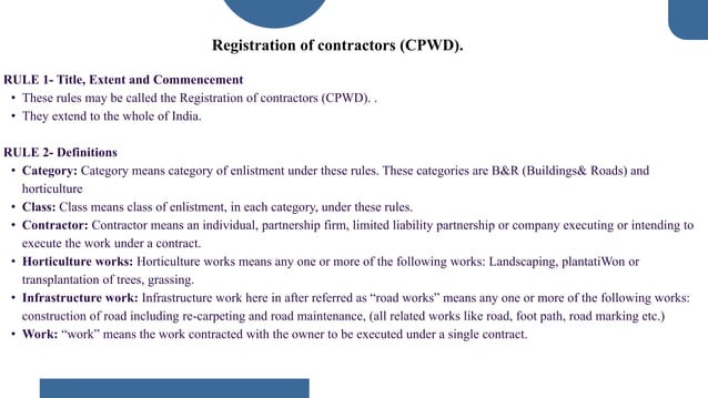 Rules for Enlistment of Contractors in CPWD, 2023-1.pptx