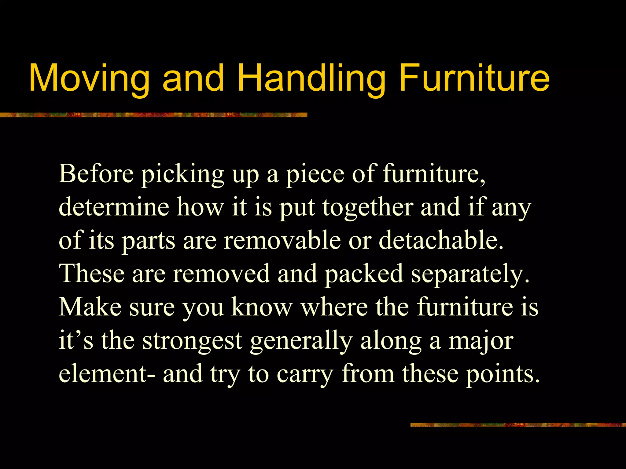 Rules for Handling Objects | PPT | Free Download