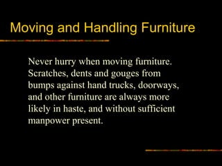 Rules for Handling Objects | PPT