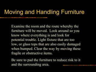 Rules for Handling Objects | PPT
