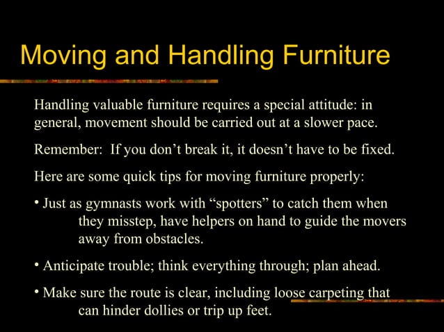 Rules for Handling Objects | PPT | Free Download