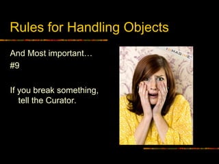 Rules for Handling Objects | PPT