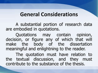Rules for Handling of Quotations | PPTX