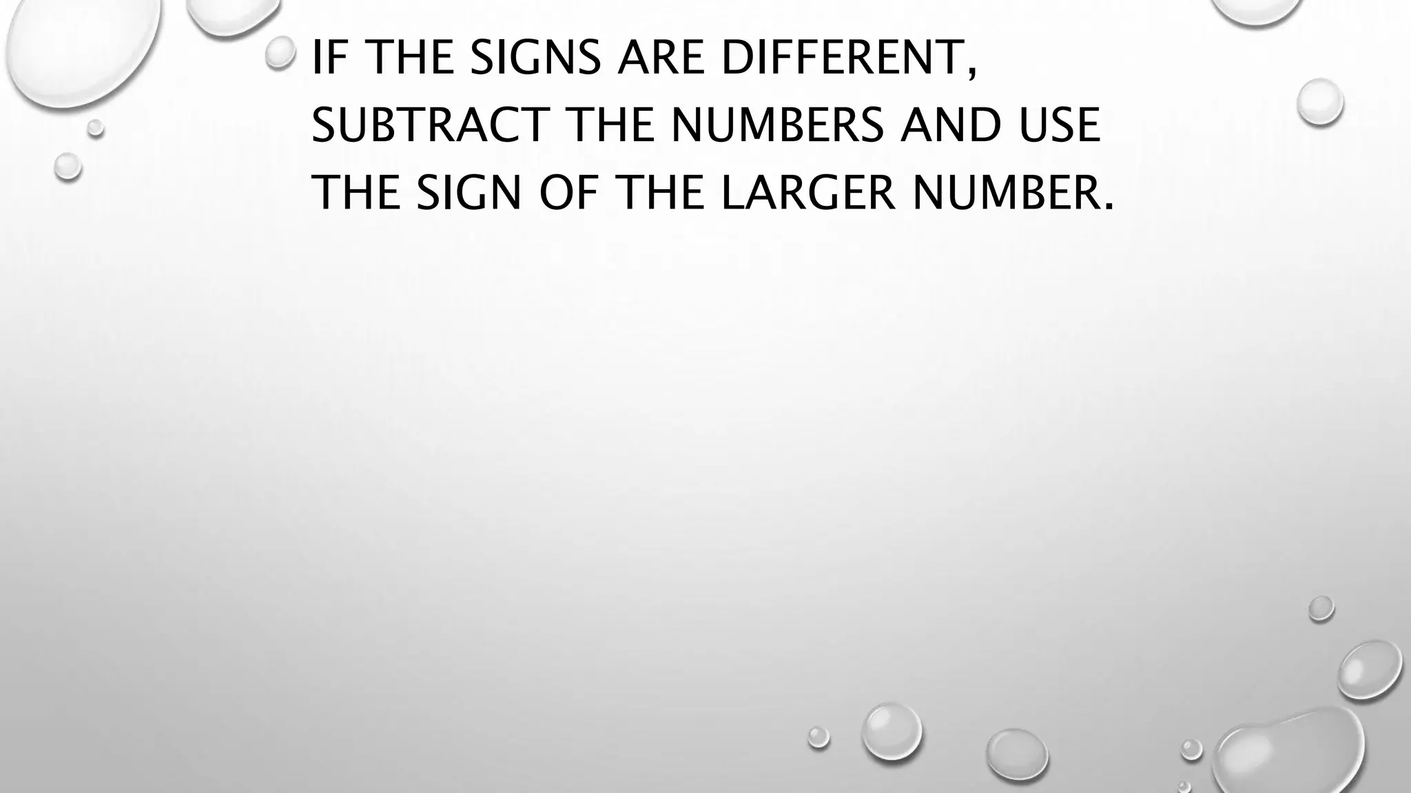 Rules for Integers: Adding and Subtracting | PPTX