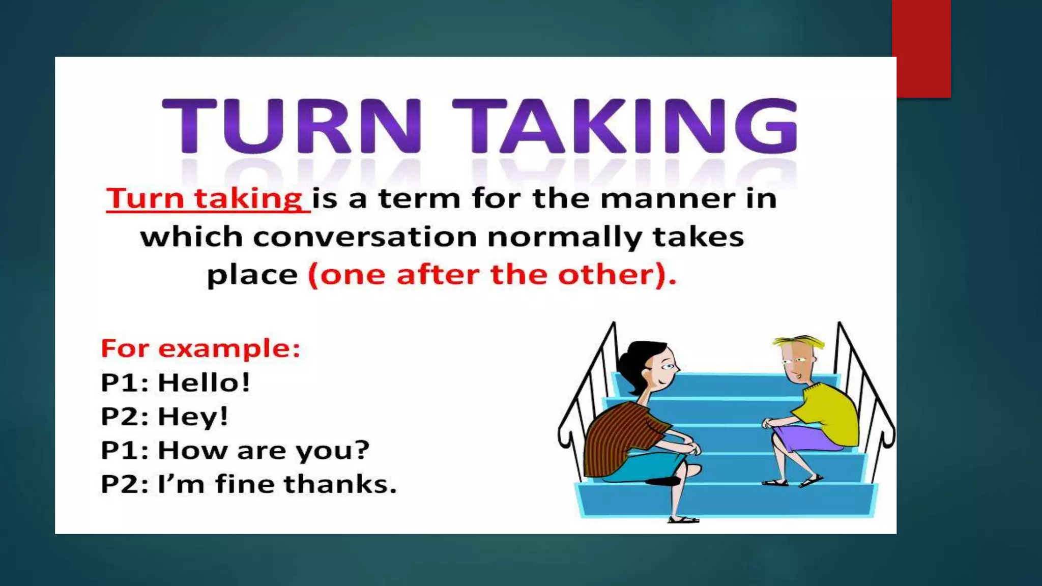 Rules for Listening and Taking Turns to Speak | PPTX