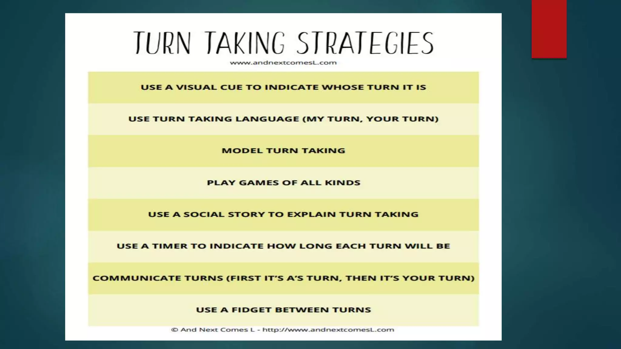 Rules for Listening and Taking Turns to Speak | PPTX
