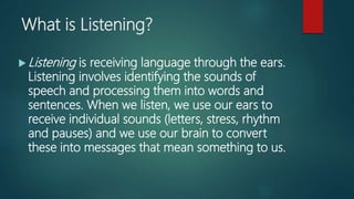 Rules for Listening and Taking Turns to Speak | PPTX