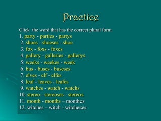 Rules for making_plurals_campus | PPT