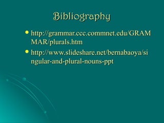 Rules for making_plurals_campus | PPT