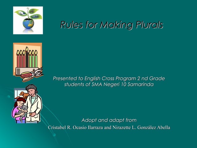 Rules for making_plurals_campus | PPT