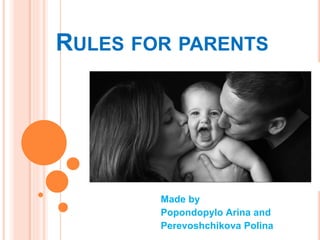 Rules for parents | PPTX