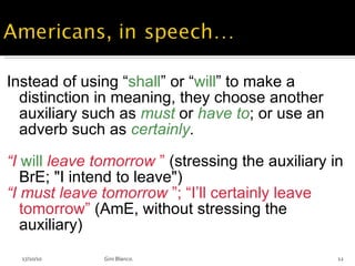 Rules for shall and will. | PPT