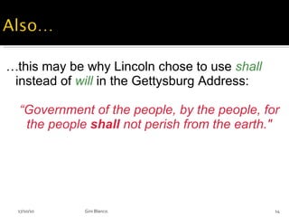 Rules for shall and will. | PPT