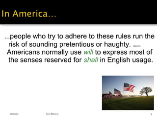 Rules for shall and will. | PPT
