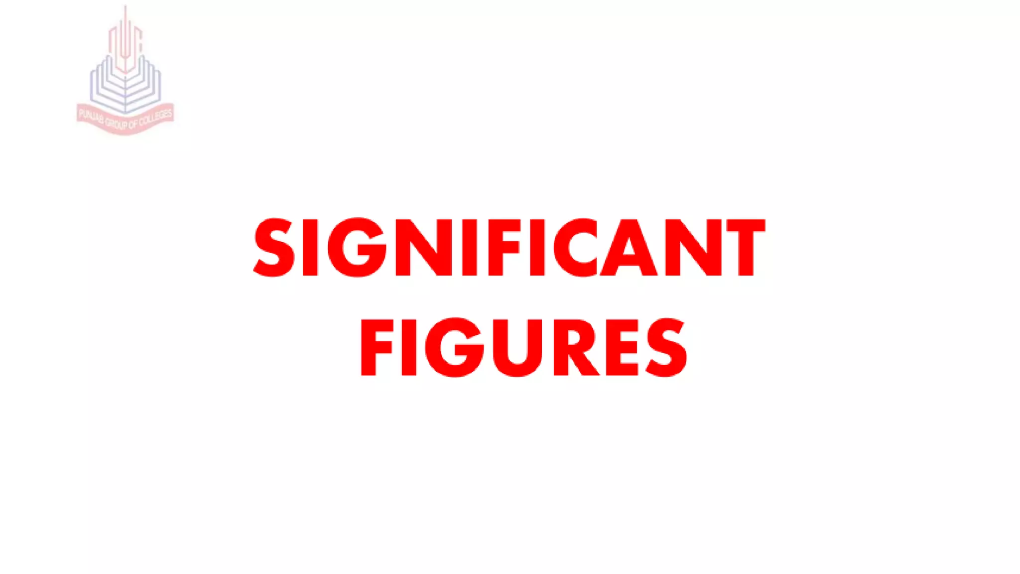 Rules for significant figures | PPTX