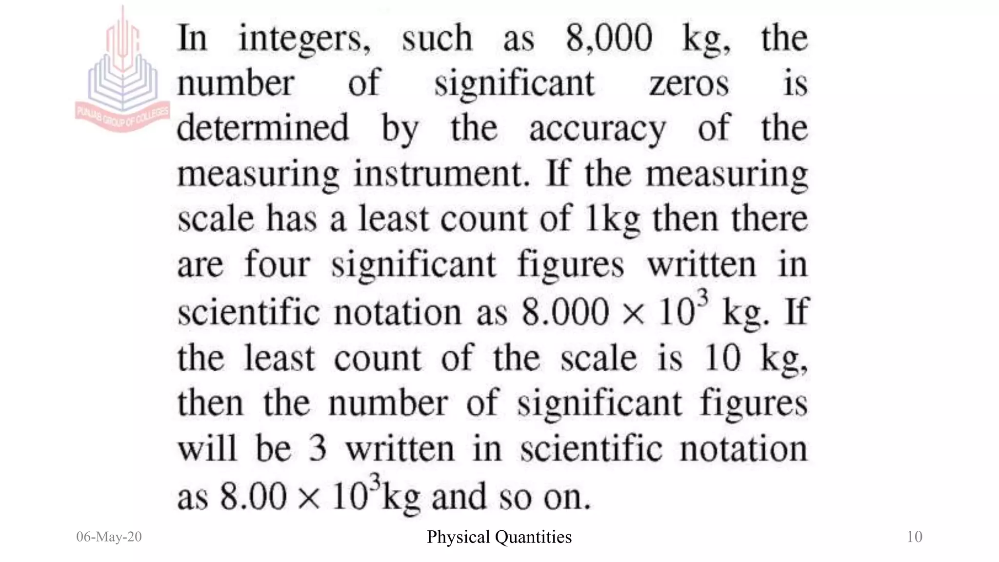 Rules for significant figures | PPTX