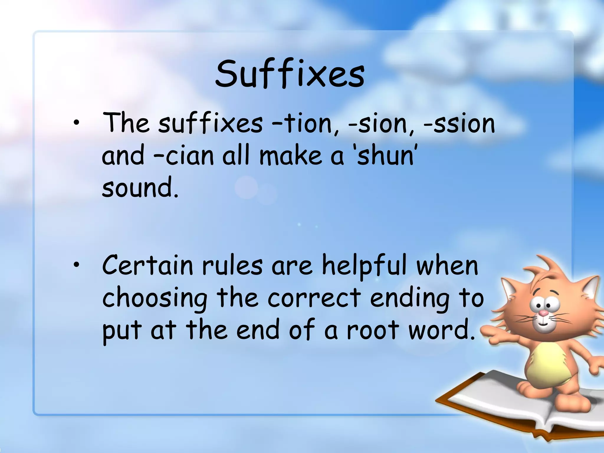 Rules for sion ssion | PPT