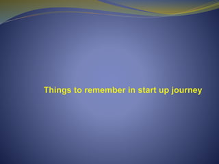 Rules of the start up game | PPTX