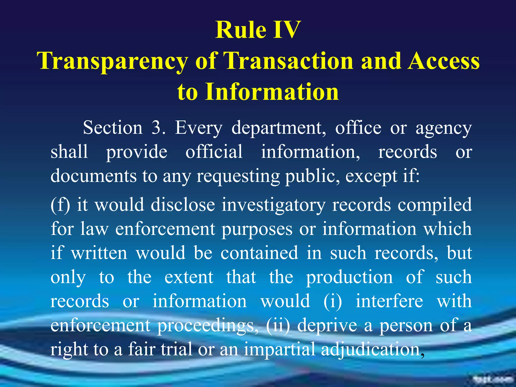 Rules Implementing the Code of Conduct and Ethical Standards for public ...