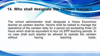 school administration Rules in School Canteen.pptx