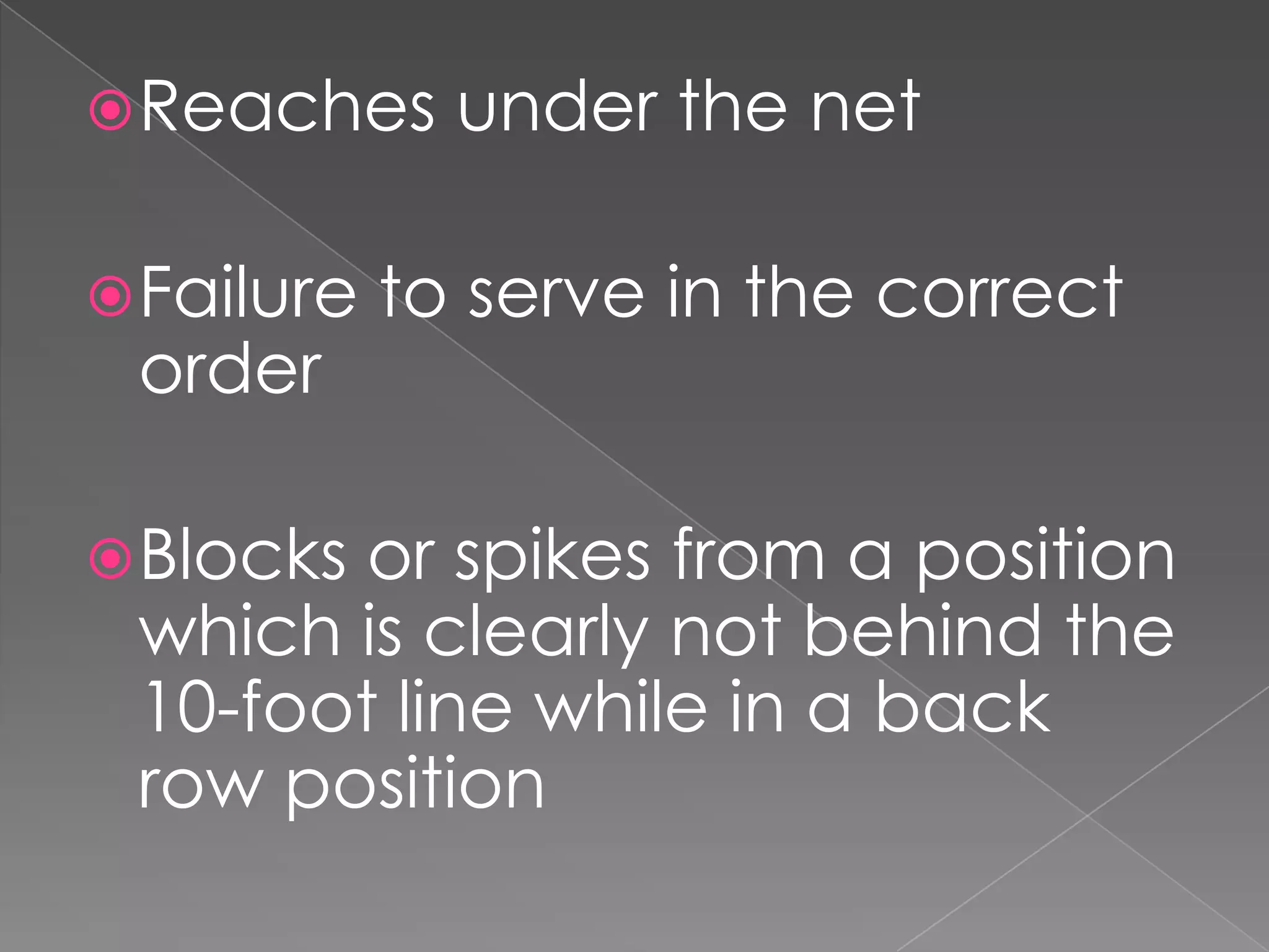 Rules in volleyball | PPTX