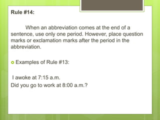 Rules of abbr | PPT