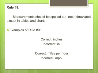 Rules of abbreviations | PPTX