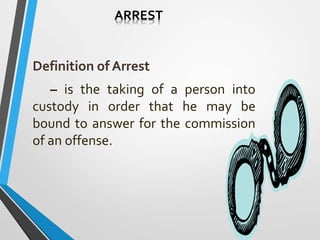 Rules of Arrest.ppt