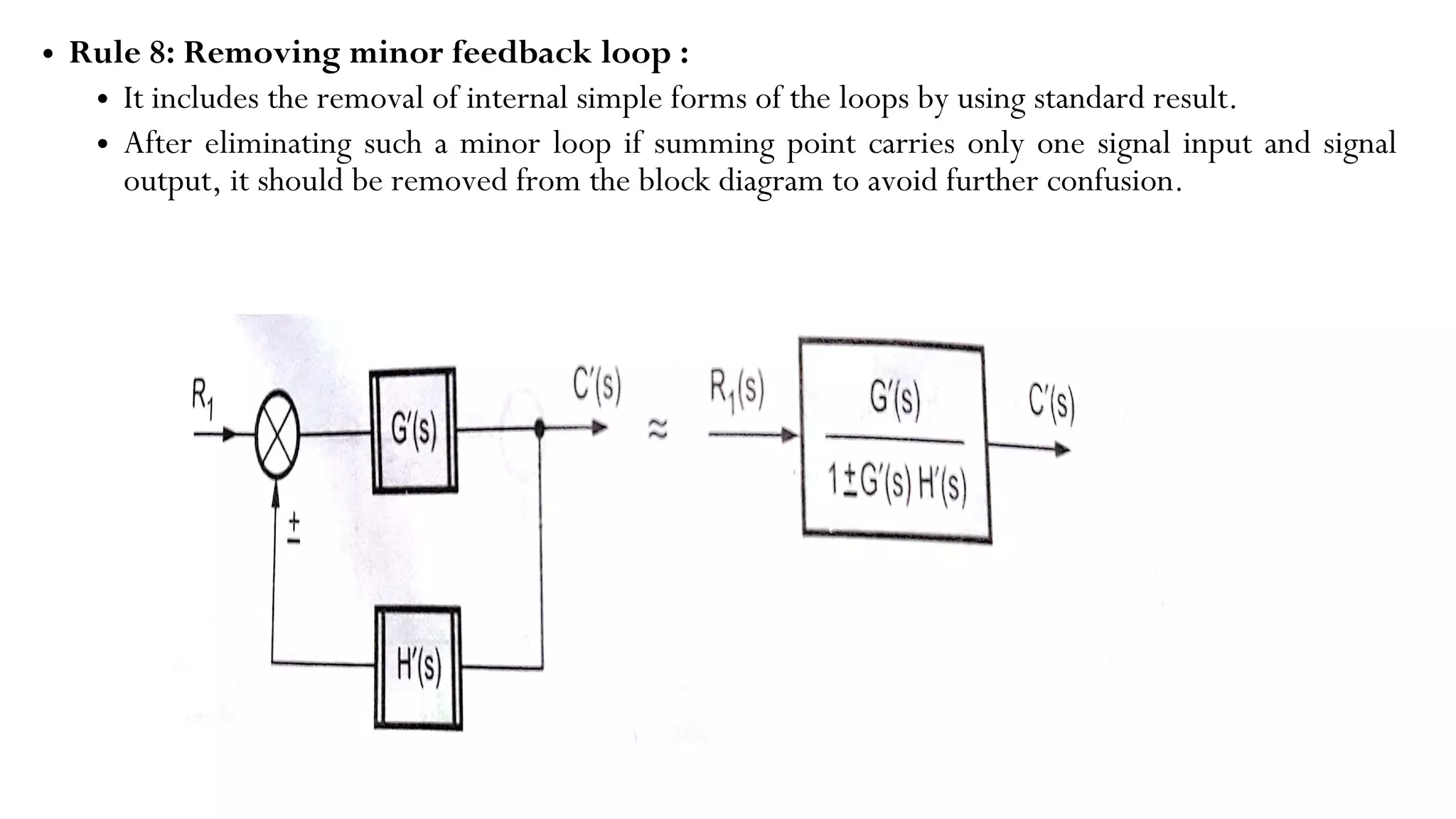 Rules of block diagram | PPT
