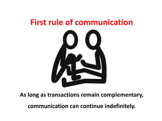 Rules of communication | PPTX