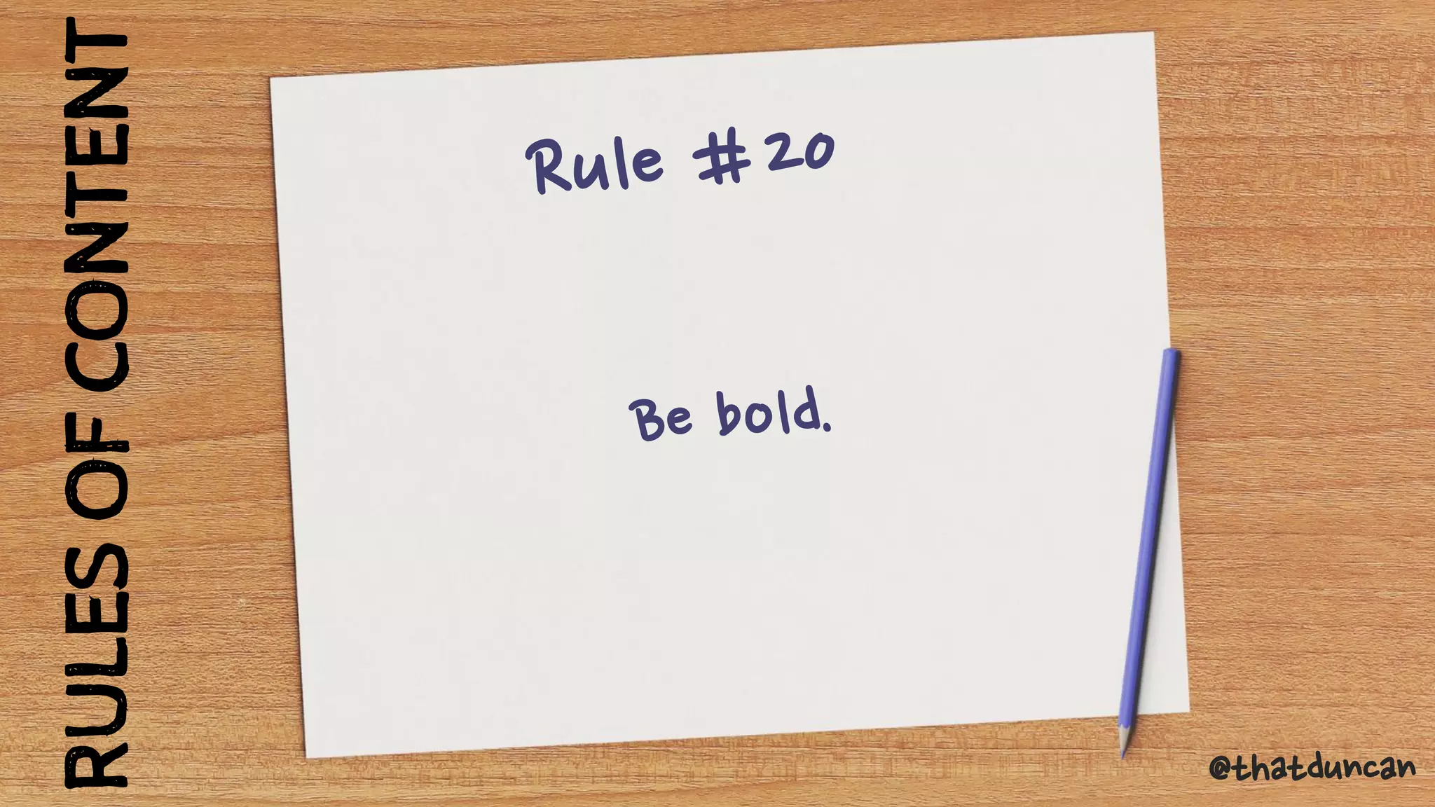 20 Rules for Effective Content | PPT